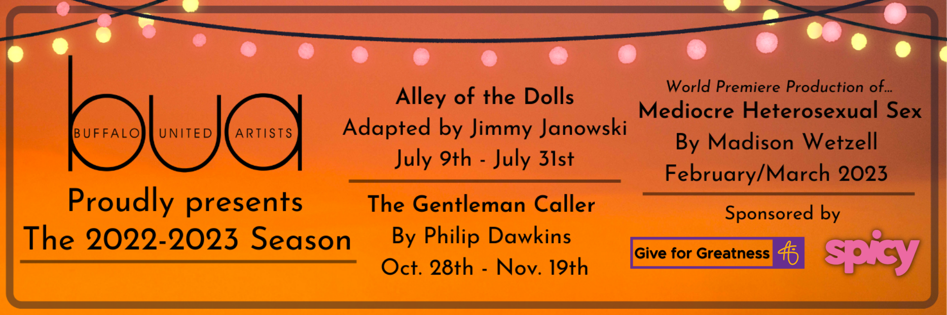 Buffalo United Artists (BUA) – Buffalo’s Only LGBT Theater Group